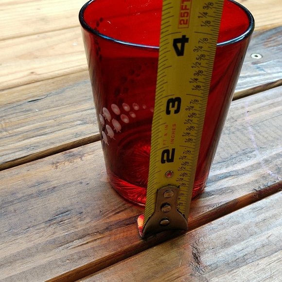 Kitchen | Vintage Ruby Red Pitcher Set | Poshmark